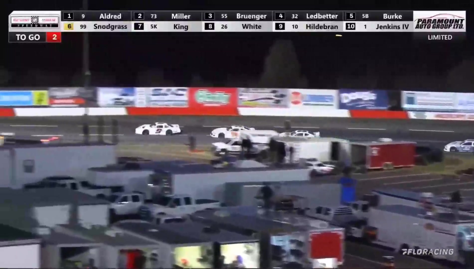 Wyatt Miller nearly wins at Hickory Motor Speedway.