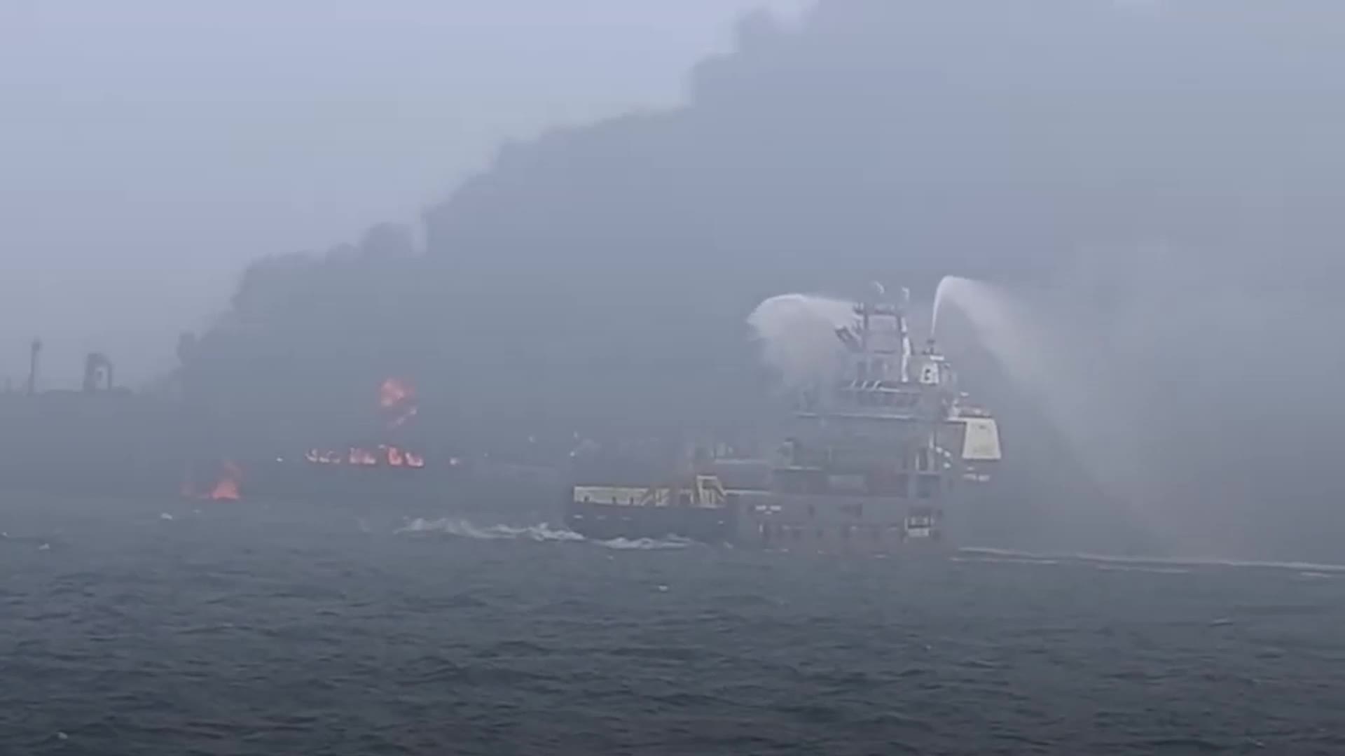 One person in hospital after 36 mariners rescued in North Sea oil ...