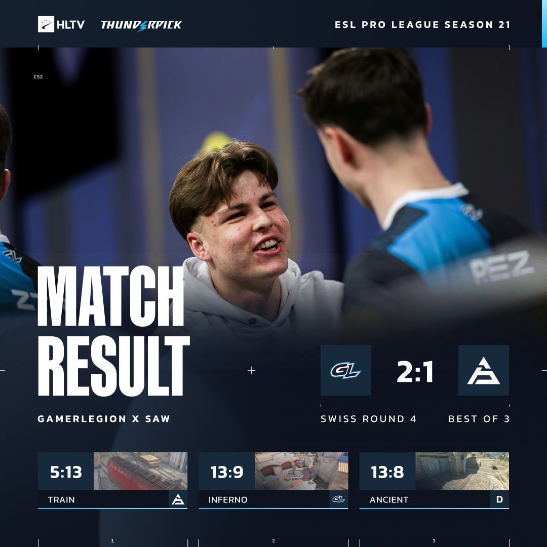 EPL S21：GL让一追二淘汰SAW，EF横扫送paiN出局