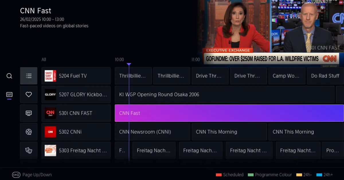 CNN streaming networks land on VIDAA connected TV platform