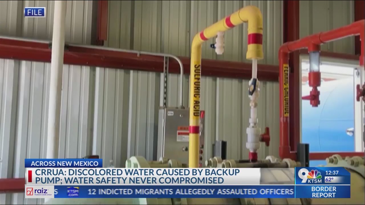 CRRUA: Discolored water caused by backup pump