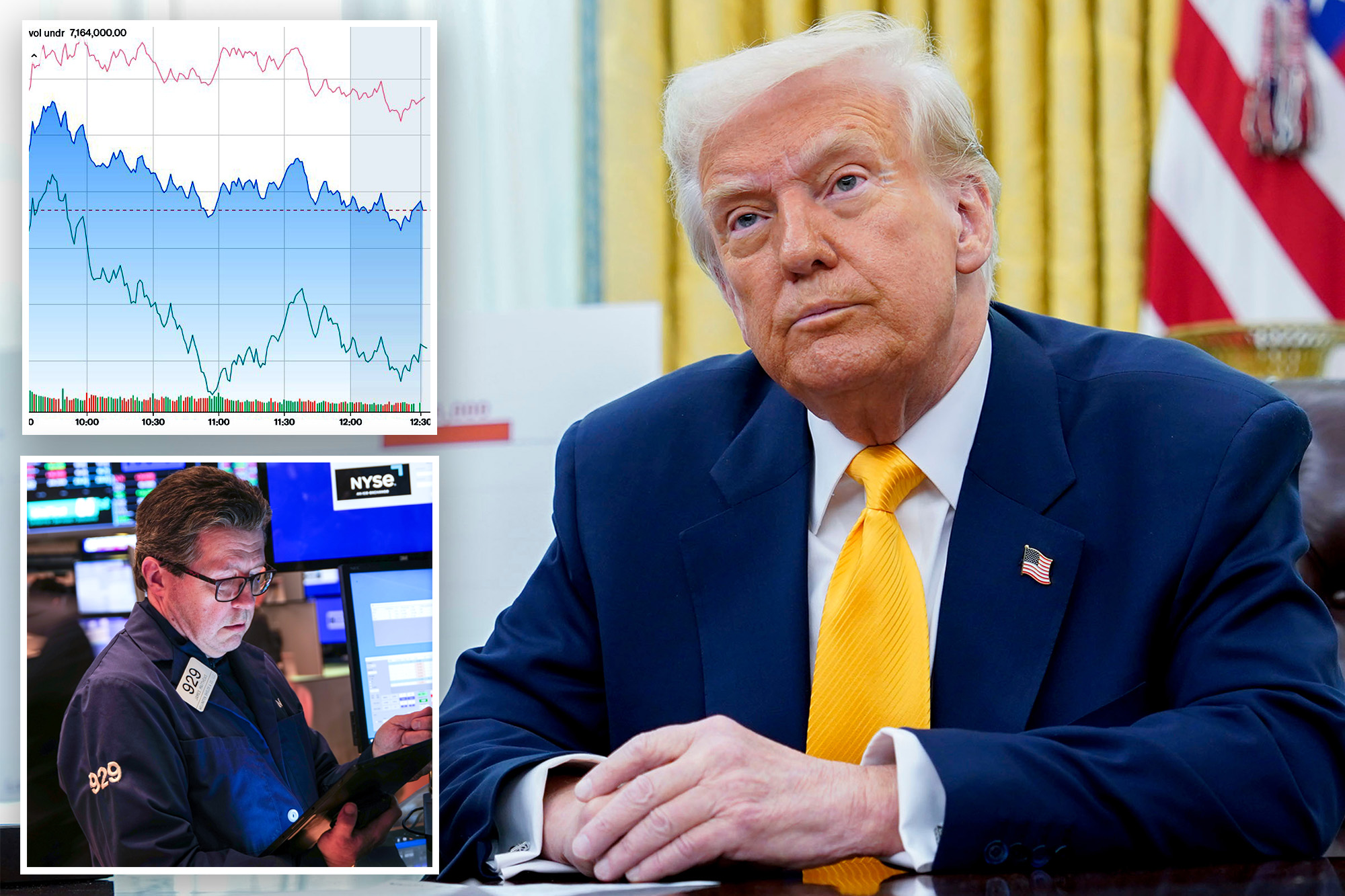 Dow sinks nearly 900 points, Nasdaq sheds 4% after Trump refuses to ...