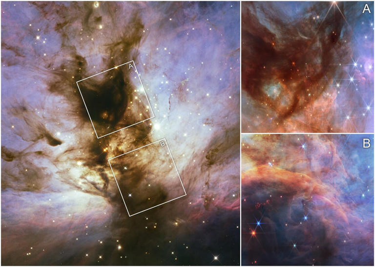 Webb peers deeper into mysterious Flame Nebula to find 'failed stars'