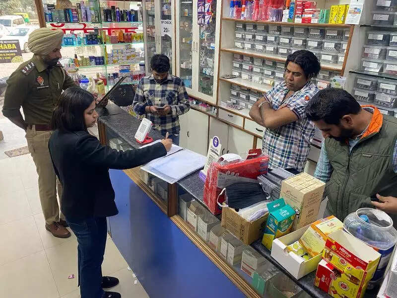 Mohali police crack down on illegal drug sales, raid med stores