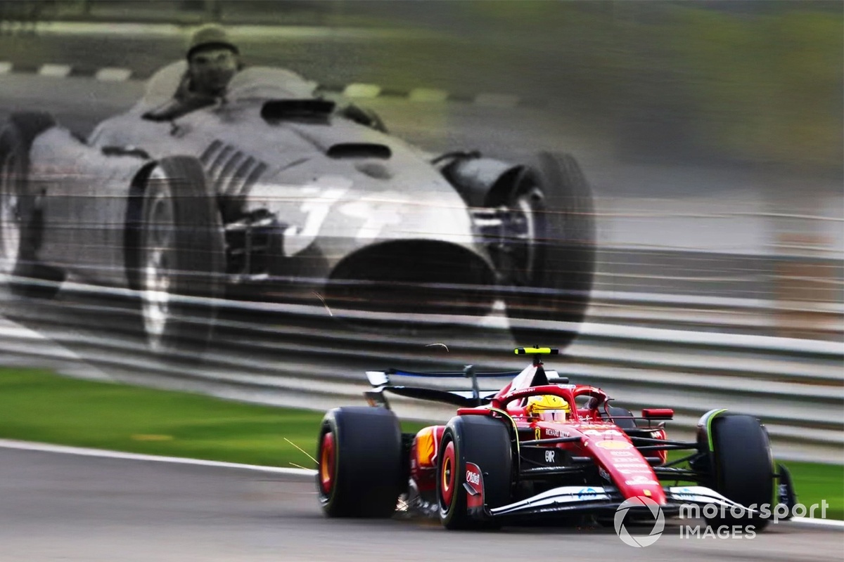 How F1 world champions fared on their first race with Ferrari ahead of ...