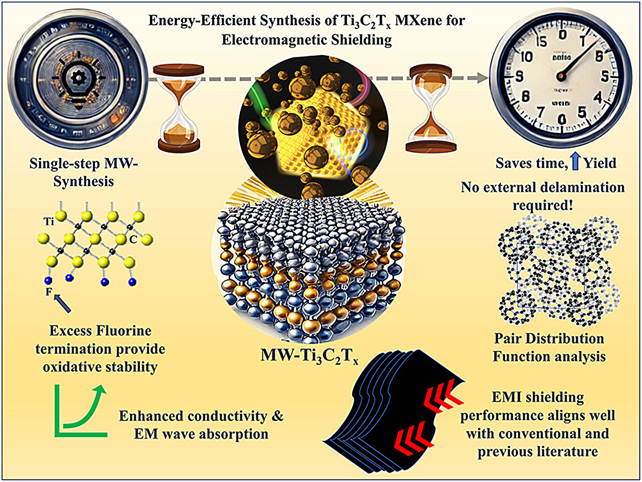 Microwave synthesis produces MXene 25 times faster than traditional ...