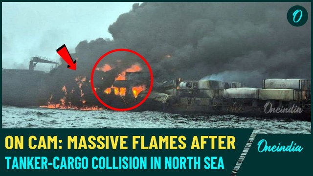 BREAKING | Oil Tanker, Cargo Ship Collision Triggers Huge Blaze In ...