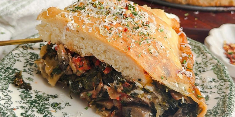 Your family will love Laura Vitale's stuffed spinach pizza pie