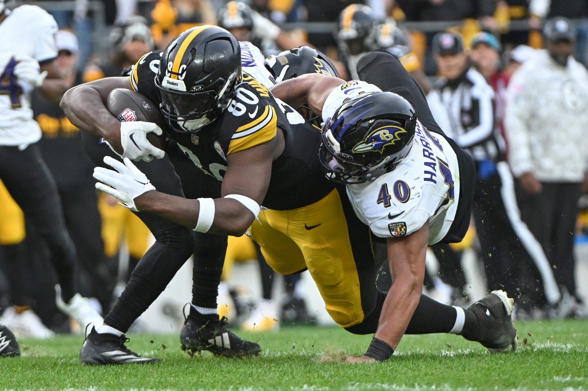 Ravens LB Malik Harrison joining rival Steelers on a two-year, $10 ...