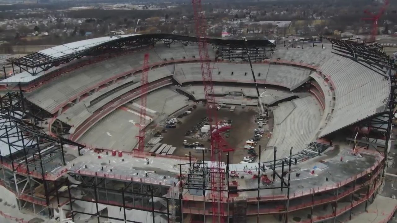 An update on construction at the new Highmark Stadium