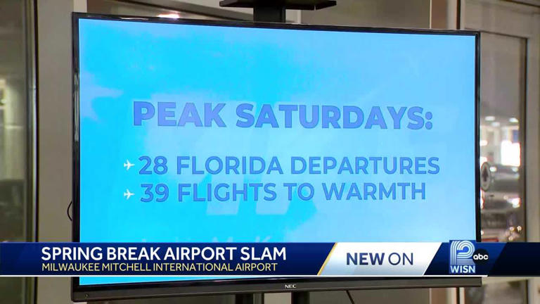 Milwaukee Mitchell Airport expecting busy spring break season Milwaukee Mitchell Airport expecting busy spring break season