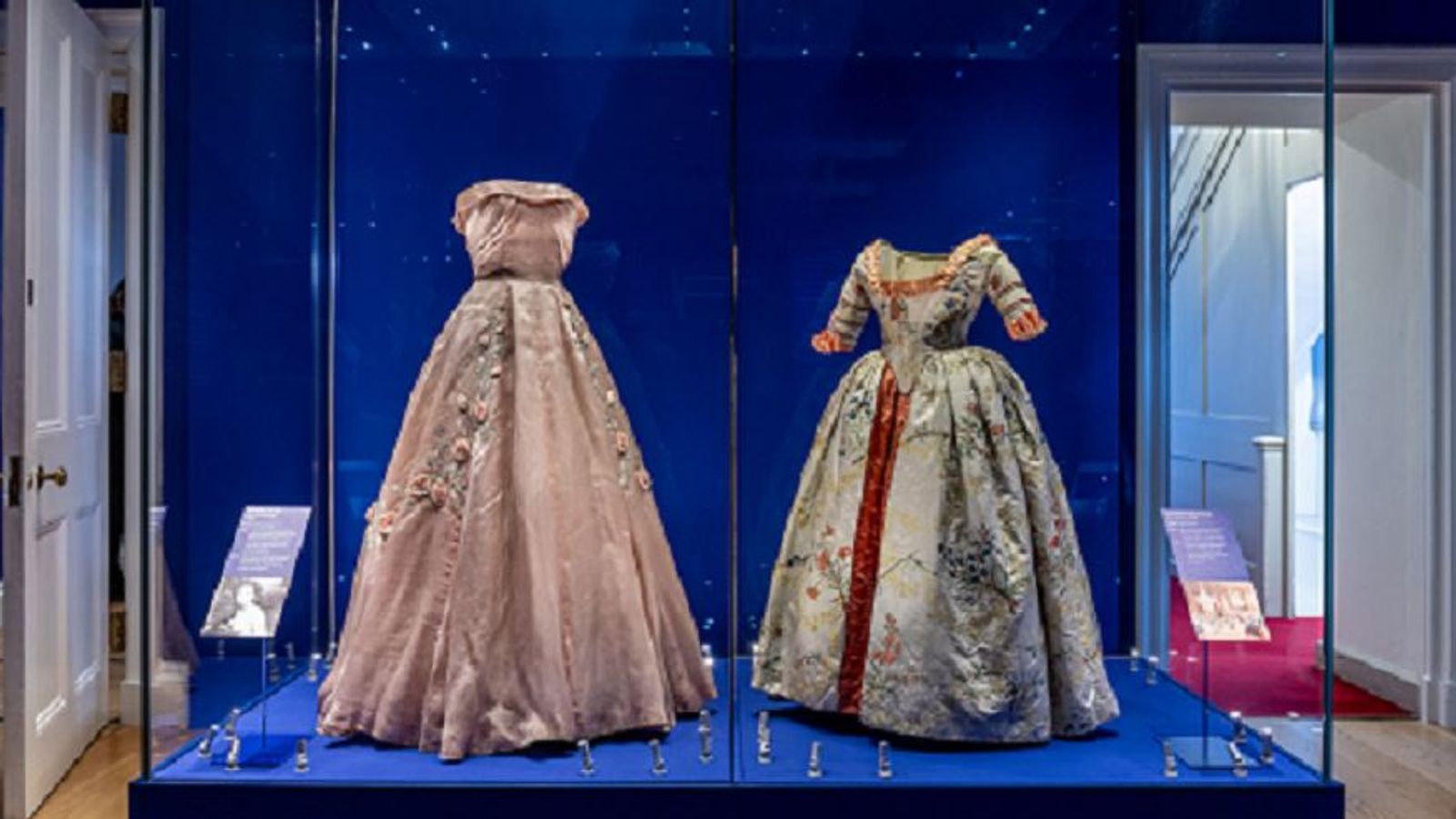Dress Codes: Iconic clothes from the royal collection exhibited next to ...