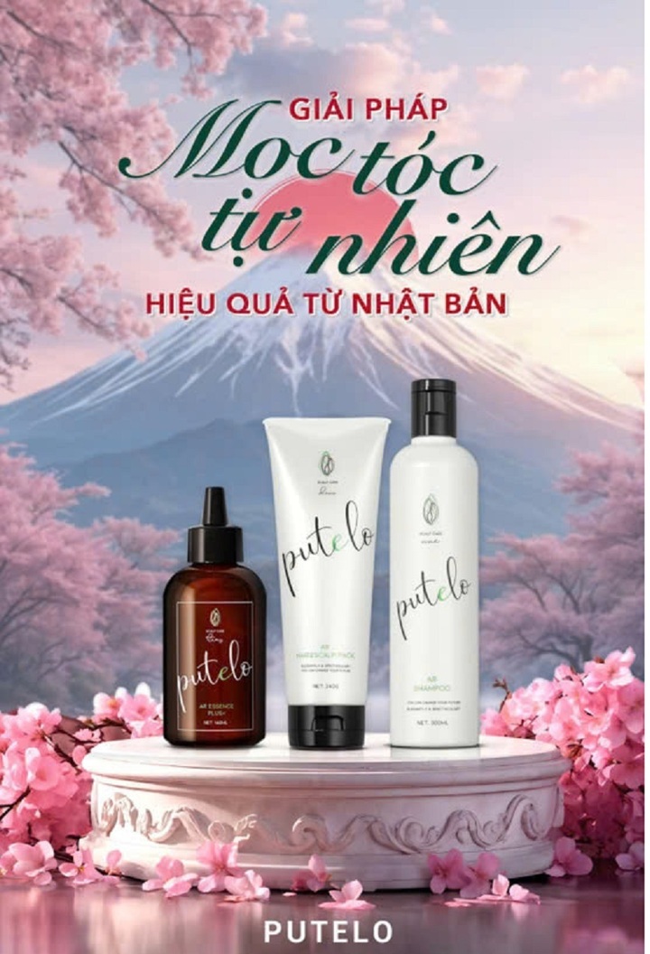 Putelo - giải pháp chăm sóc từ Nhật Bản cho mái tóc chắc khỏe, suôn mượt