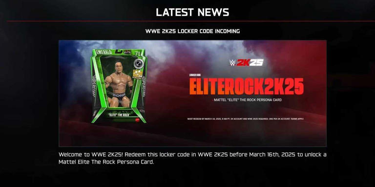 WWE 2K25 Locker Codes (April 2025)