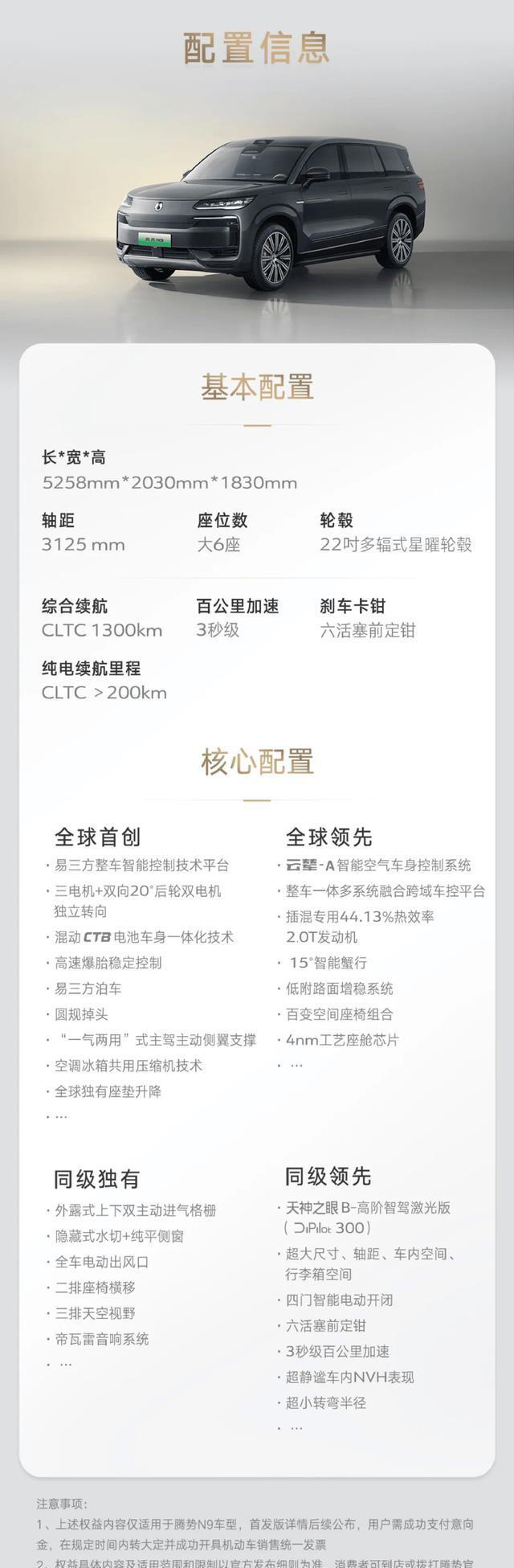 预售价45-55万元 腾势N9将于3月21日正式上市