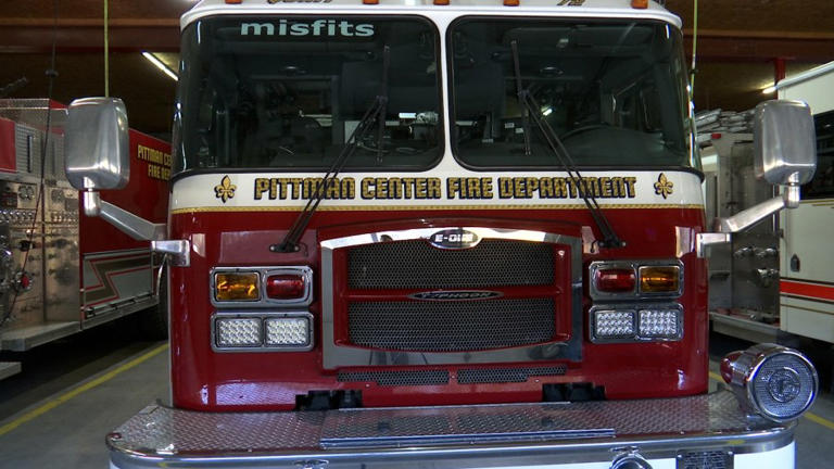 Tree on power line catches fire in Cosby