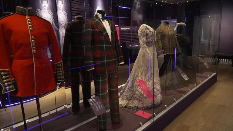 Dress Codes: Iconic clothes from the royal collection exhibited next to ...