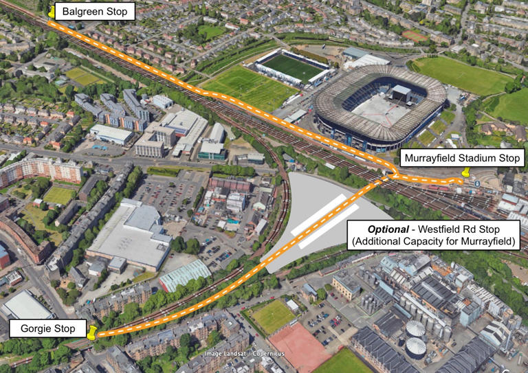 Edinburgh's South Sub railway could reopen as extension of tram network