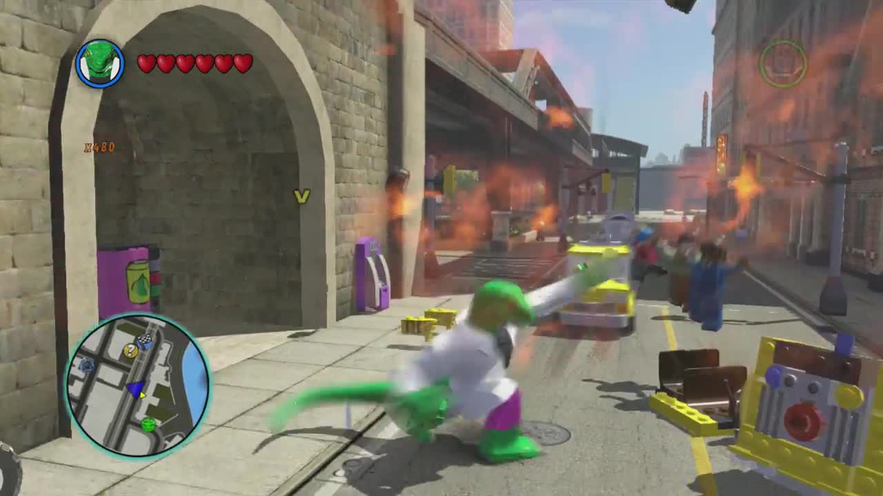 LEGO Marvel Superheroes - Curt Connors and Lizard Free Roam Gameplay