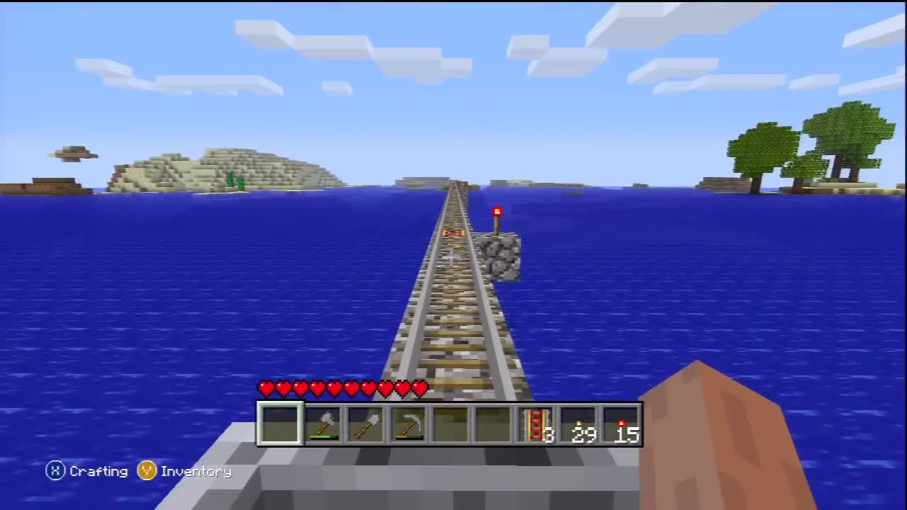 Minecraft: Xbox 360 Edition - On A Rail Achievement