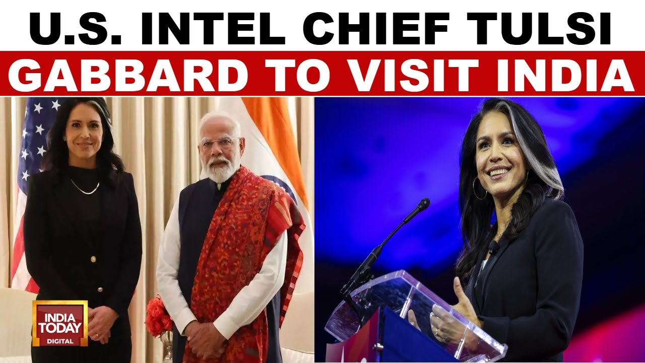 US Intelligence Chief Tulsi Gabbard to visit India for security talks