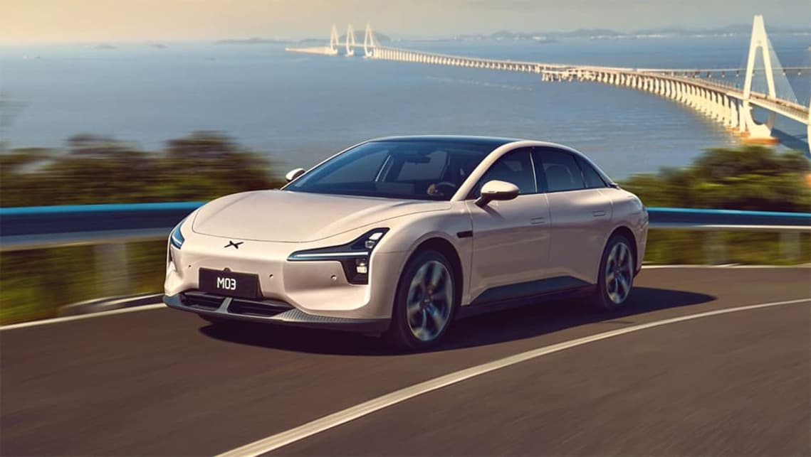 XPeng preparing its Model 3 rival for Oz
