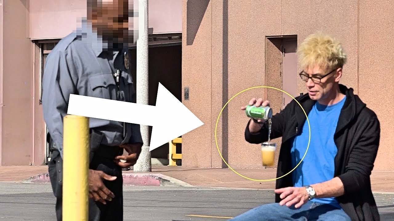 Cop Pranked with Floating Beer! Top Police Magic of the Year