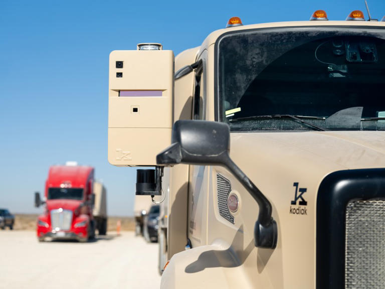 Self-driving sand-hauler trucks roll into the Basin: A look at the new ...