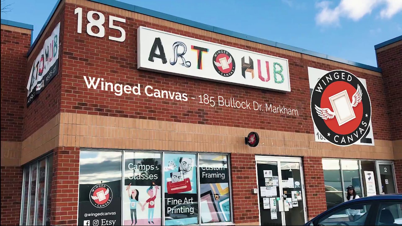 Winged Canvas Art Hub - Markham Studio Video Tour