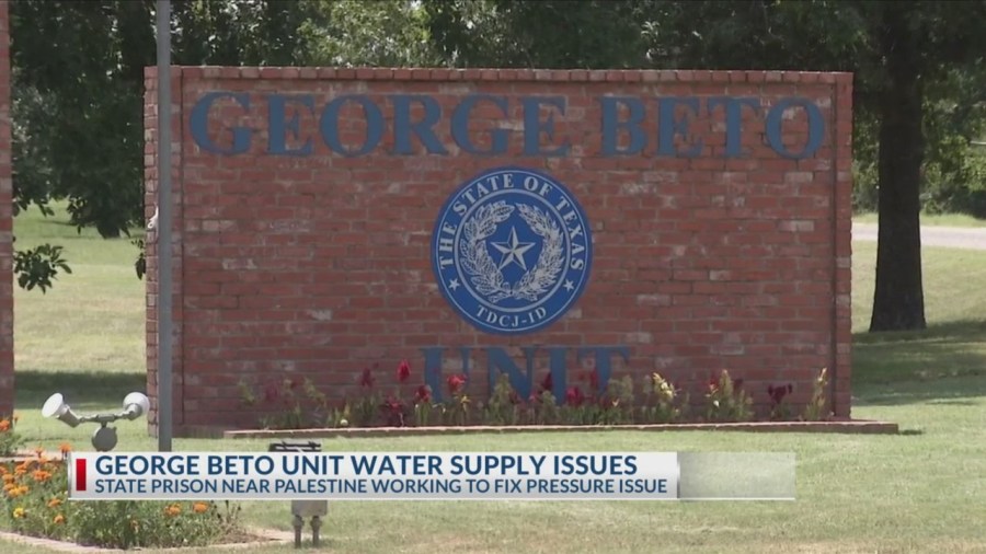 TDCJ reports water restoration at George Beto Unit near Palestine