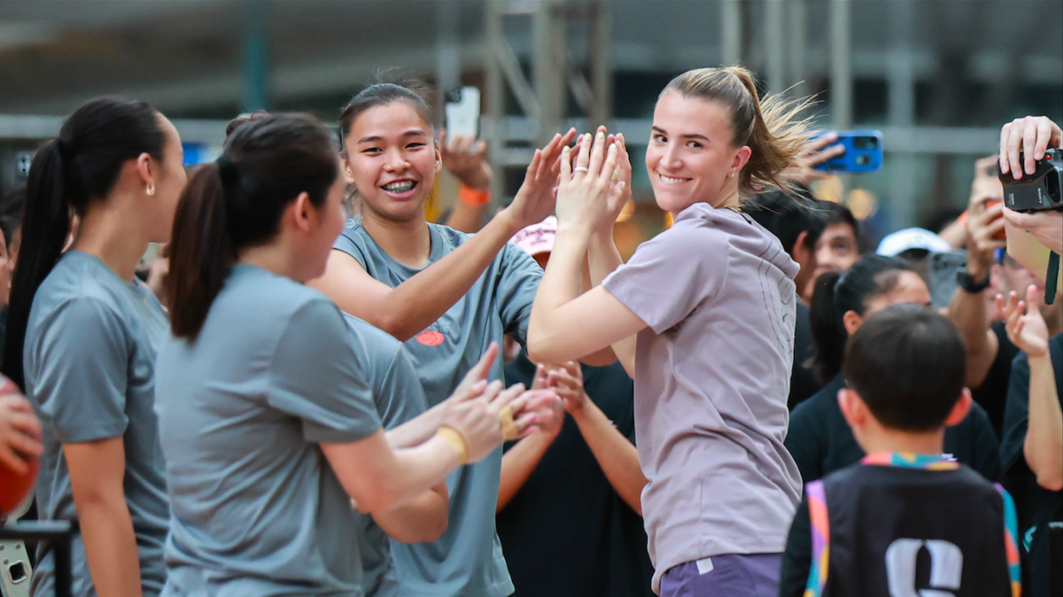 WNBA star Sabrina Ionescu gets a taste of Pinoy basketball love in Manila