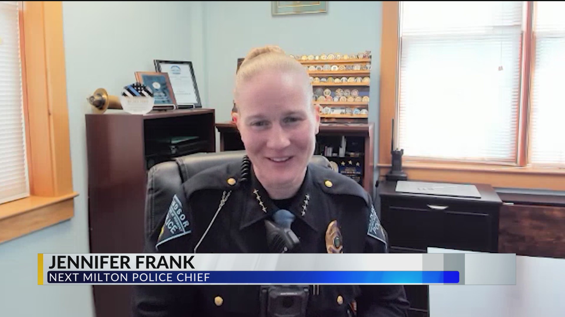 Milton welcomes their next police chief, Jennifer Frank