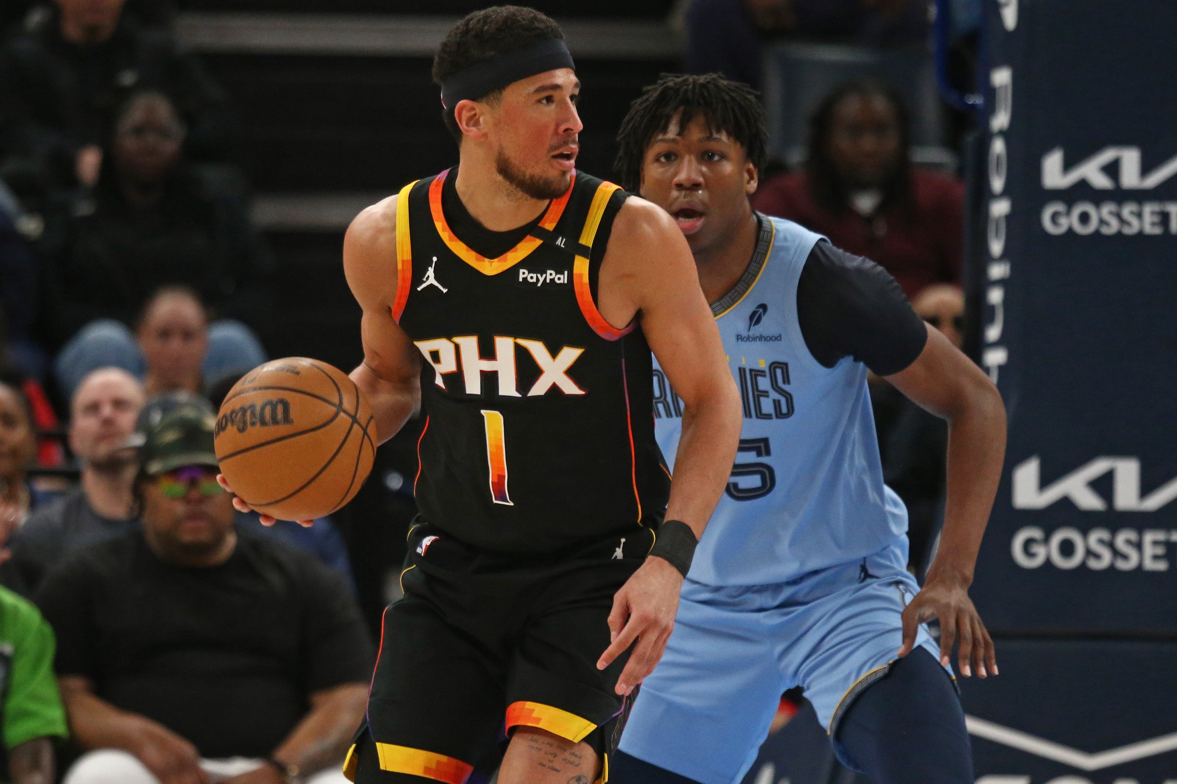 Durant, Booker combine for 61 but Suns lose at Grizzlies, swept in ...