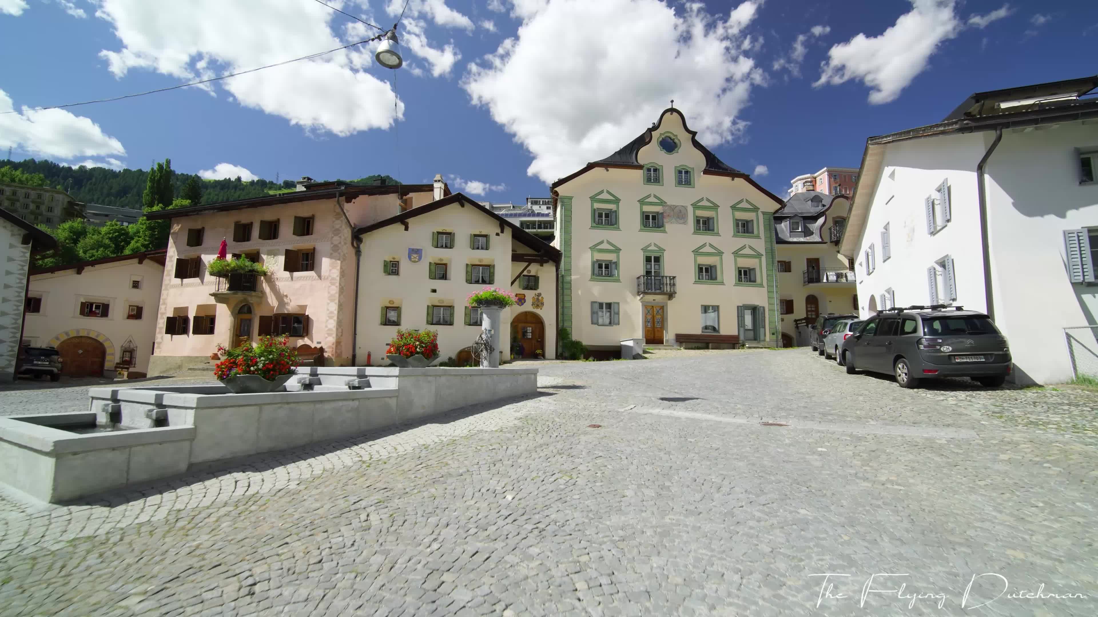 A Peaceful Stroll Through Scuol, Switzerland - Breathtaking Swiss Alps (4K)