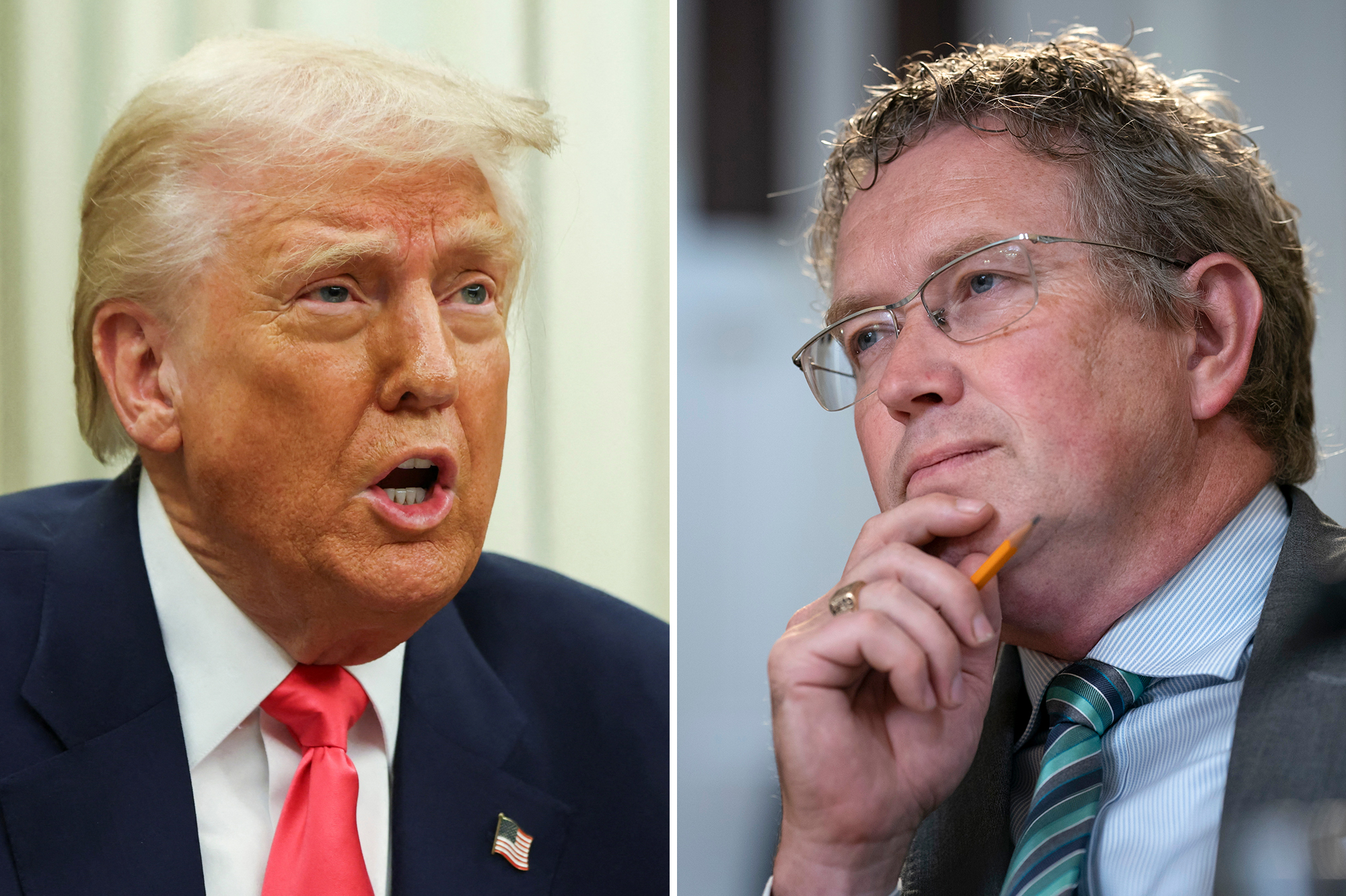 Trump says GOP Rep. Thomas Massie ‘SHOULD BE PRIMARIED’ for opposing ...
