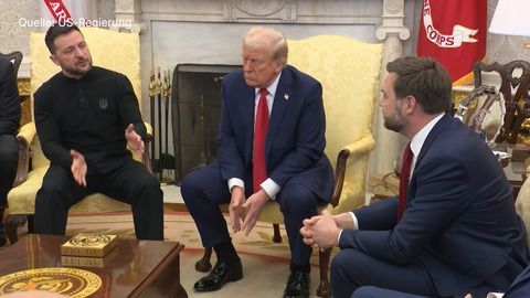 Nach Eklat: USA und Ukraine nehmen Gespräche wieder auf