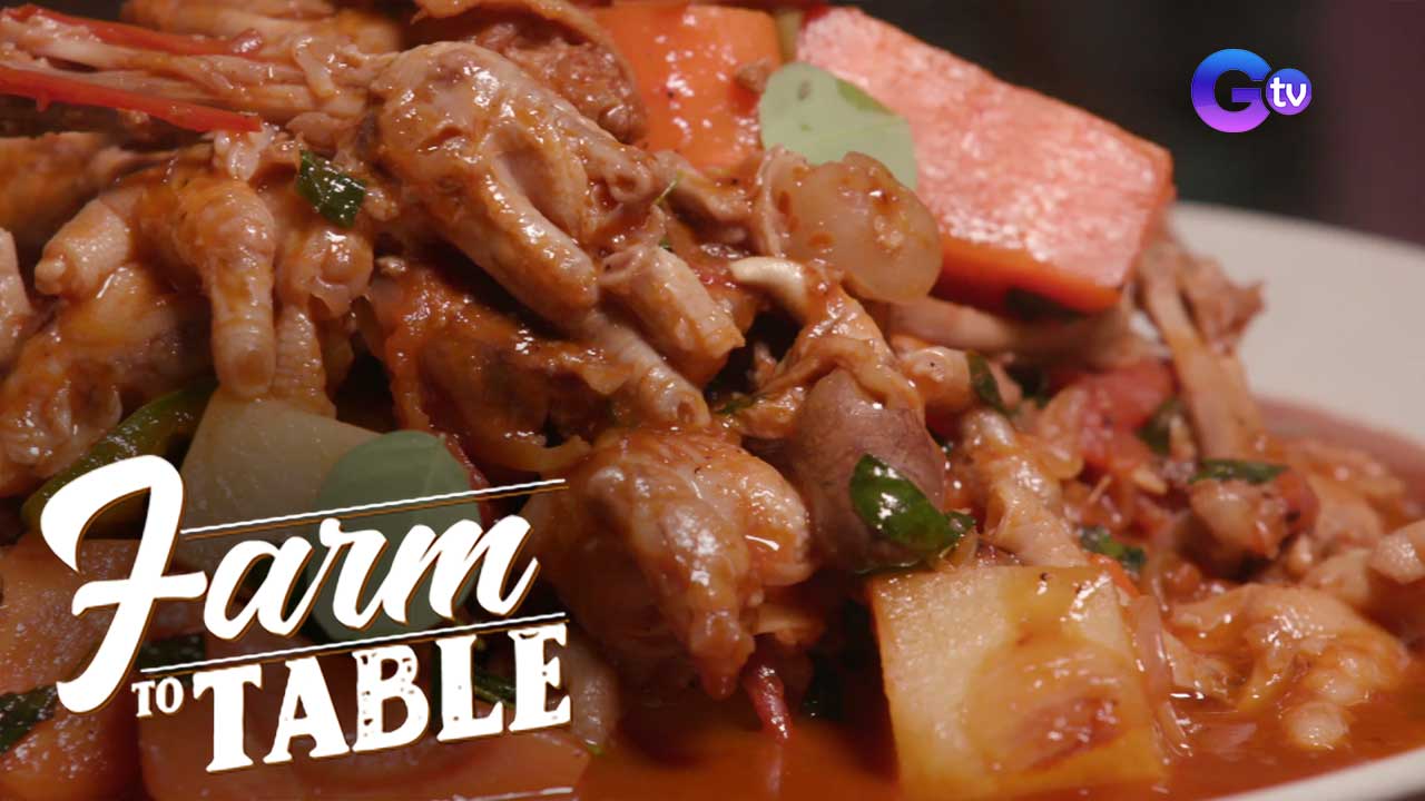 Chef JR Royol cooks ‘Chicken Feet Afritada’ | Farm To Table