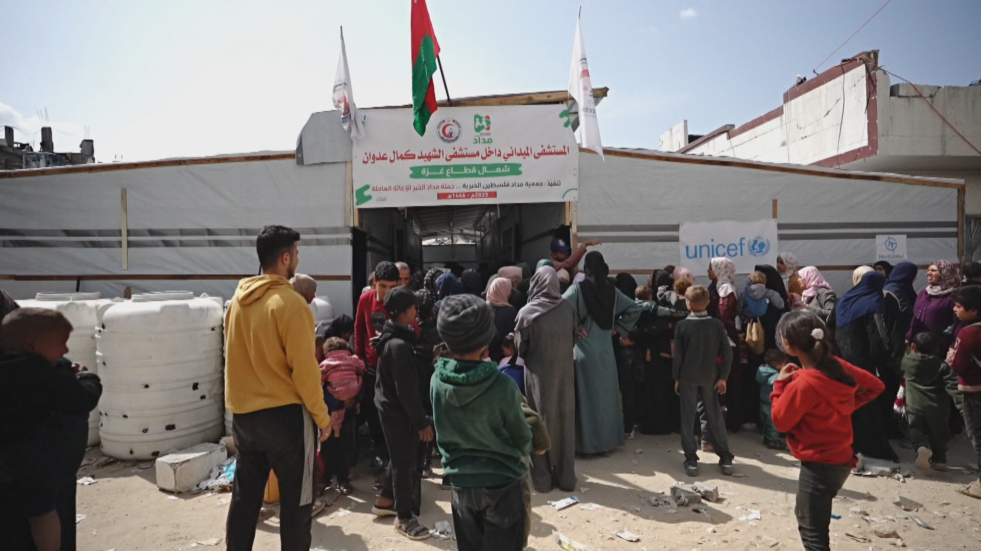 Gaza's field hospital overwhelmed by severe supply shortages amid ...