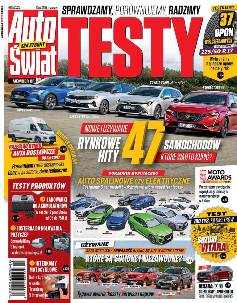 Nowy magazyn "Auto Świat Testy" już w sprzedaży
