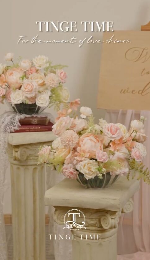 How to Make a Wedding Decoration With Tinge Time Artificial Flowers