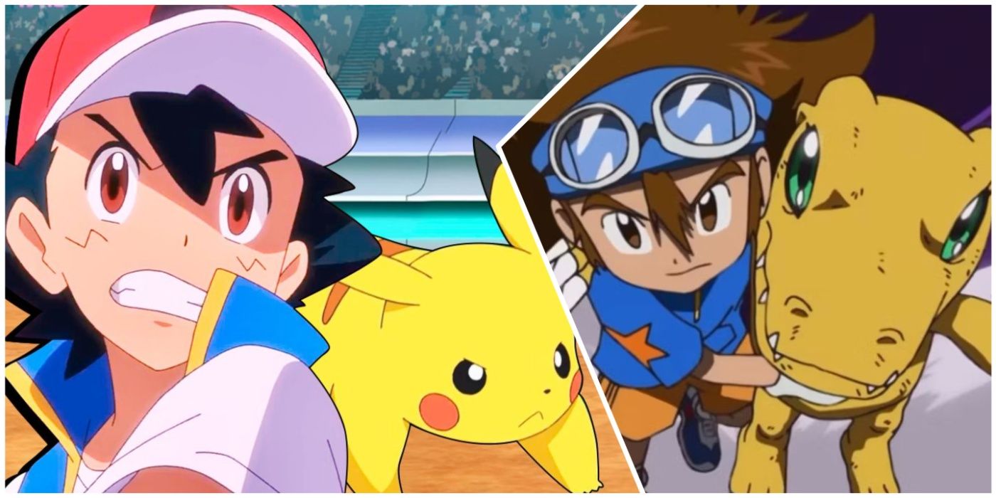 Ash's Strongest Pokémon Vs. Tai & Agumon From Digimon: Can Ash Win?