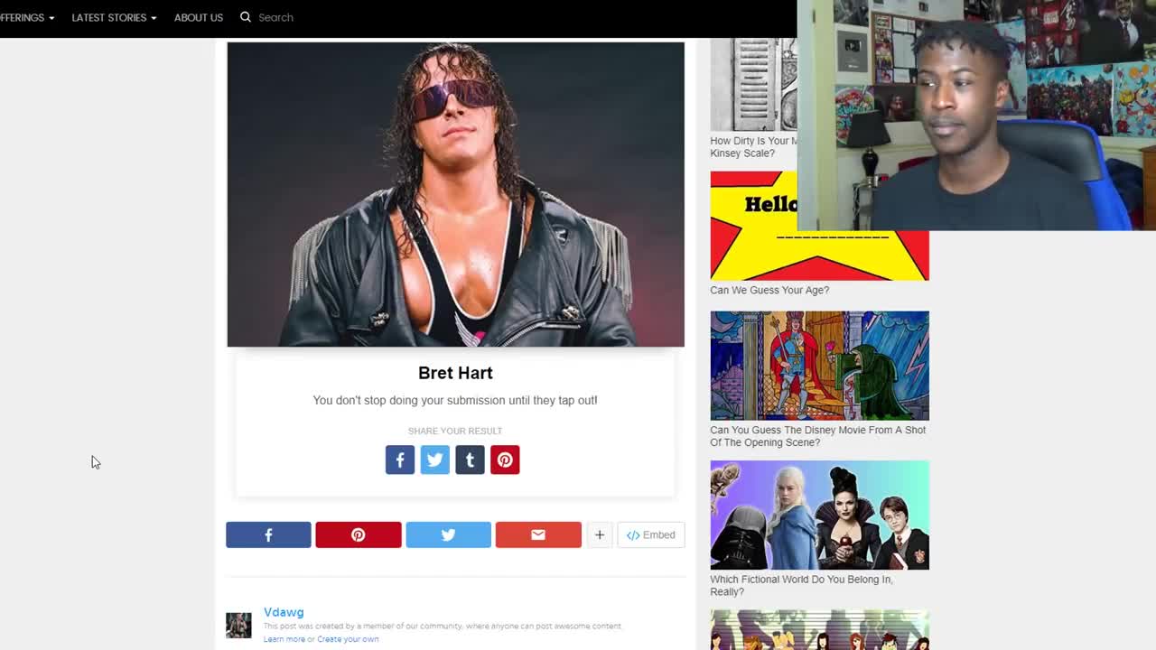 Which WWF Superstar/Wrestler Am I? (WWE Personality Quiz)