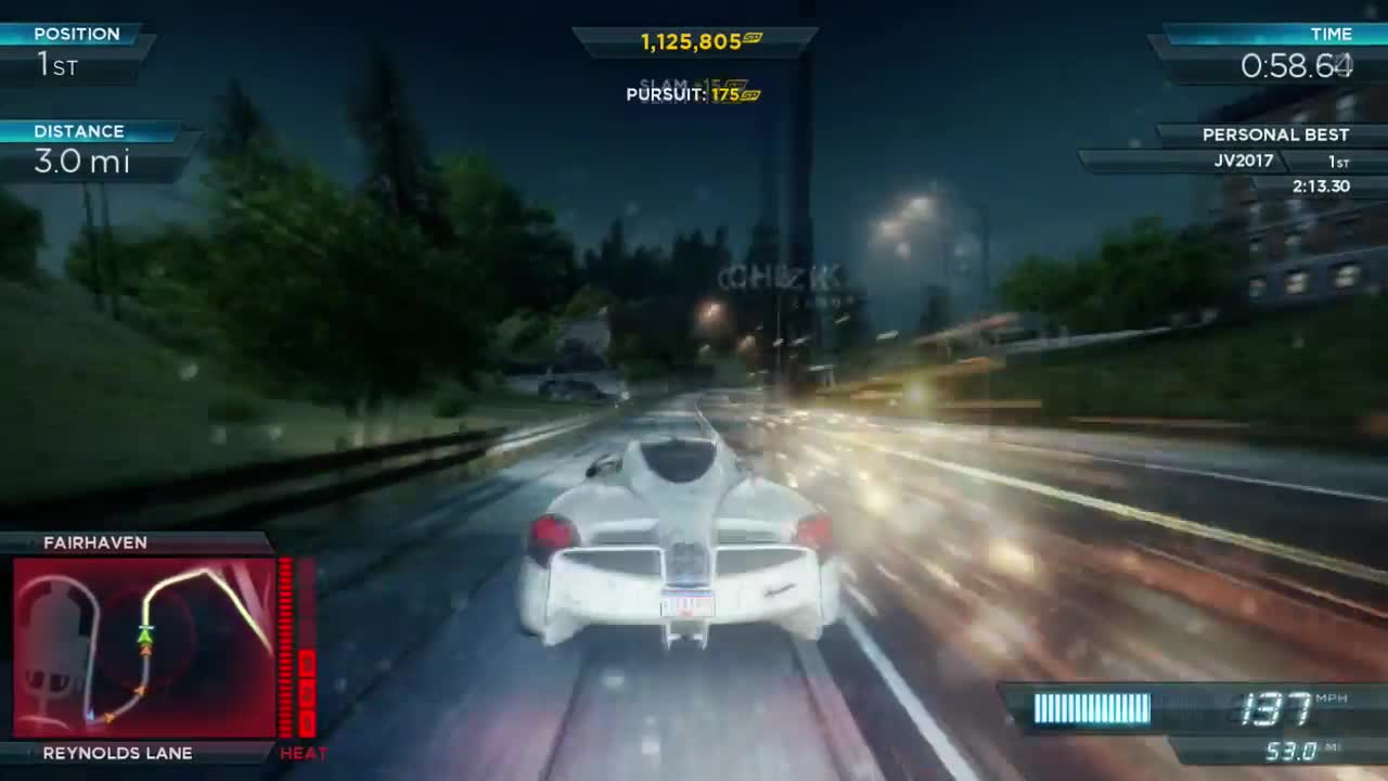NFS: Most Wanted - Pagani Huayra Park and Country Sprint Race [NFS01]