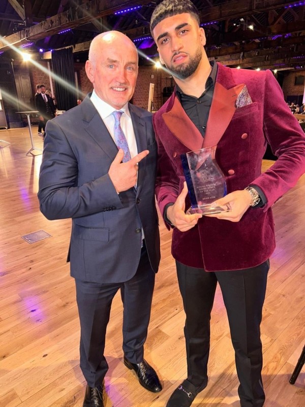 Adam Azim Feted As Young Fighter Of The Year