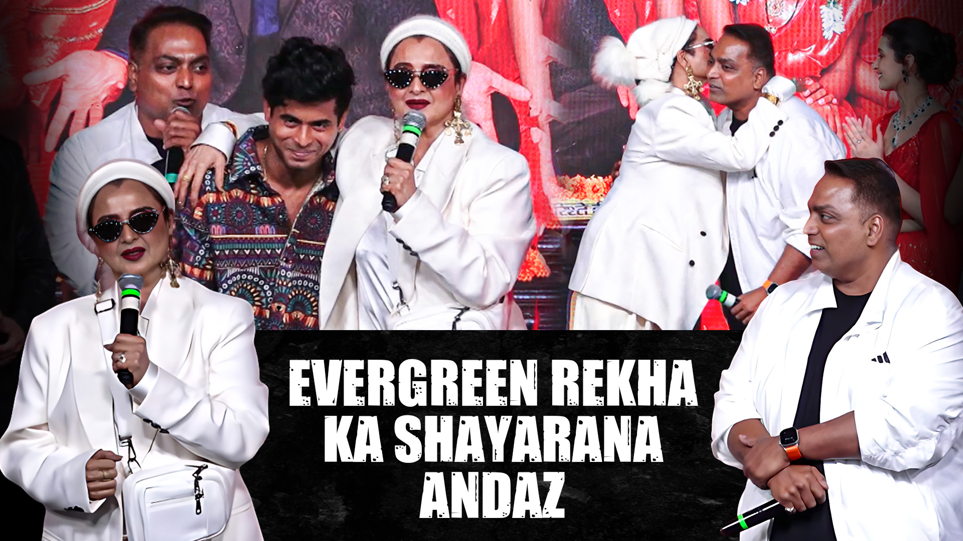 Evergreen Star Rekha Impresses Everyone On Stage With Her Charm & Shayari