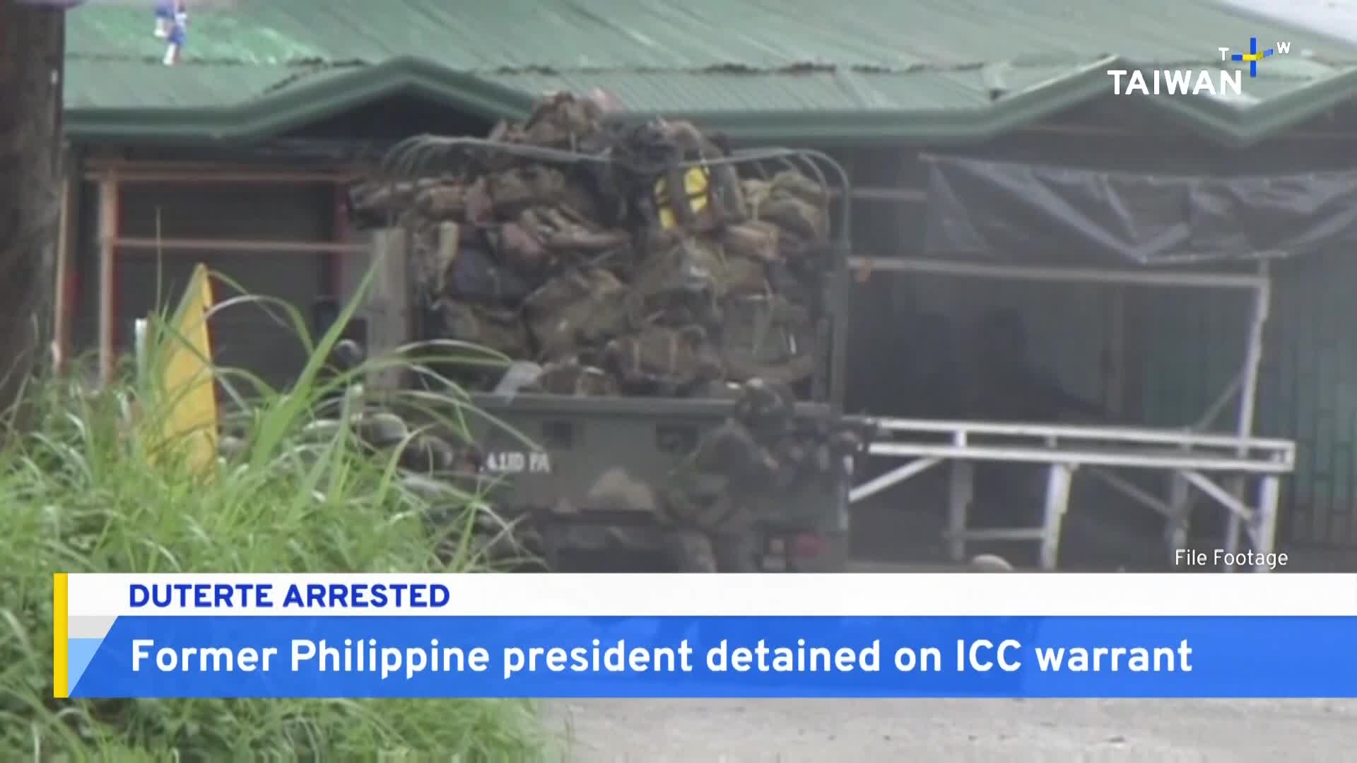 Former Philippine President Rodrigo Duterte Arrested on ICC Warrant ...