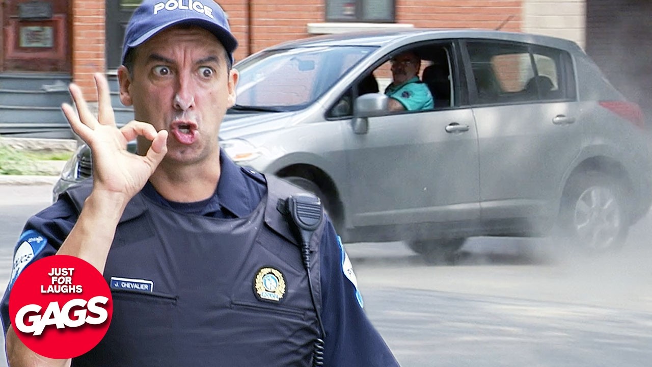 Banana Peel Car Drift Prank | Just For Laughs Gags