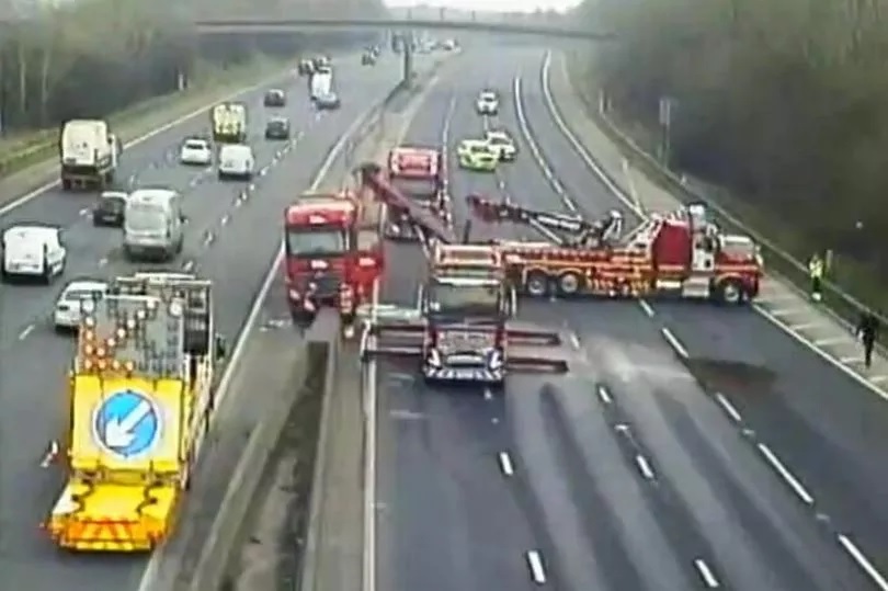 M6 updates as motorway reopens in Lancashire 20 hours after Preston ...