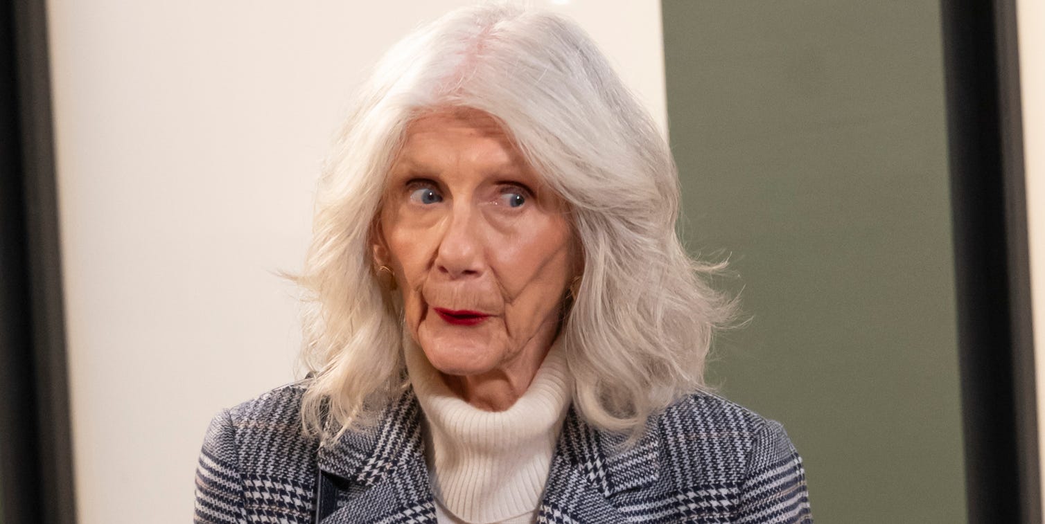 Neighbours mystery deepens as Harold Bishop faces Madge's lookalike