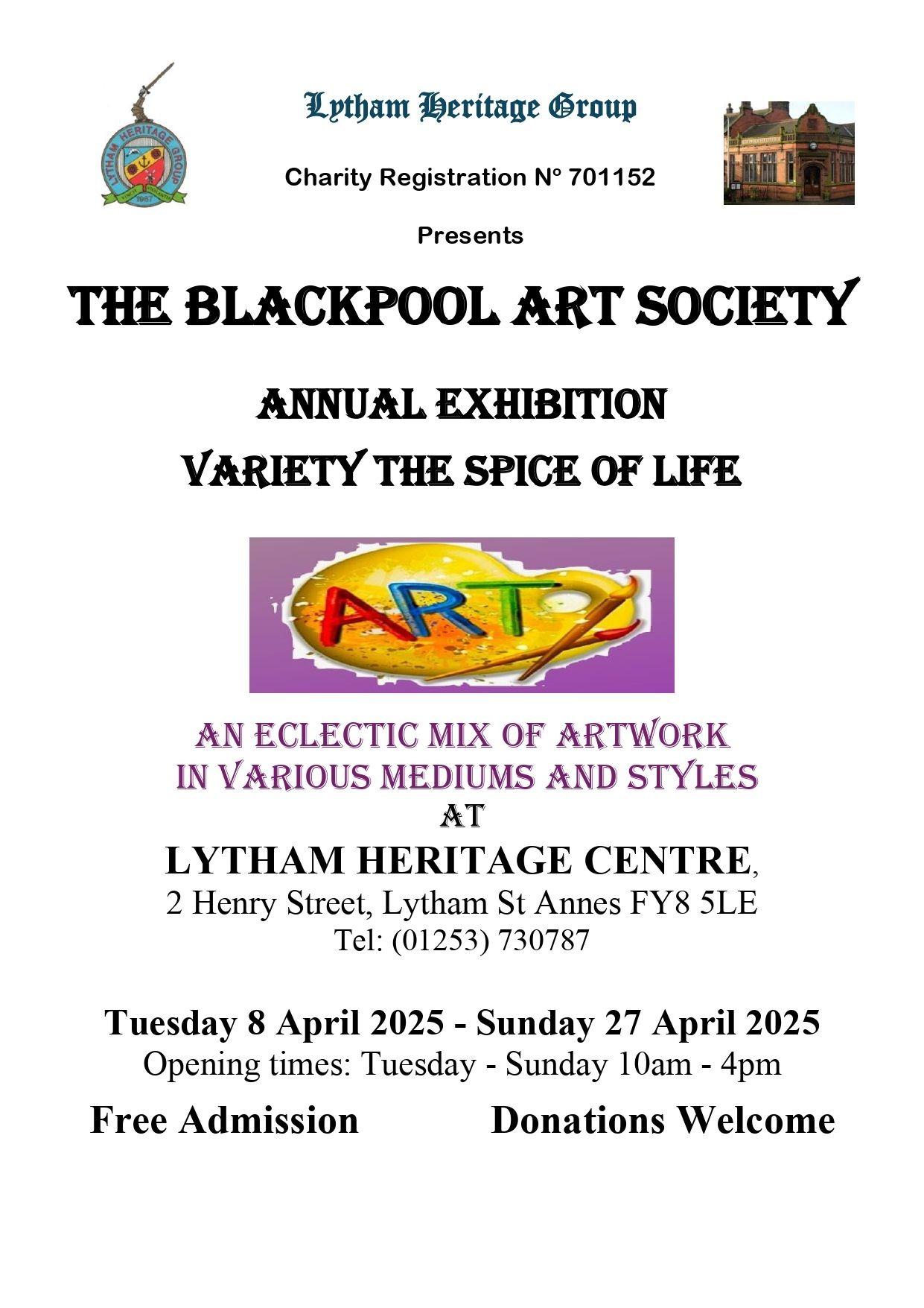 Lytham Heritage Centre exhibits The Blackpool Art Society